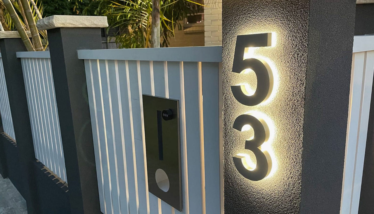 LightLetter | LED Illuminated House Numbers – Light Letter